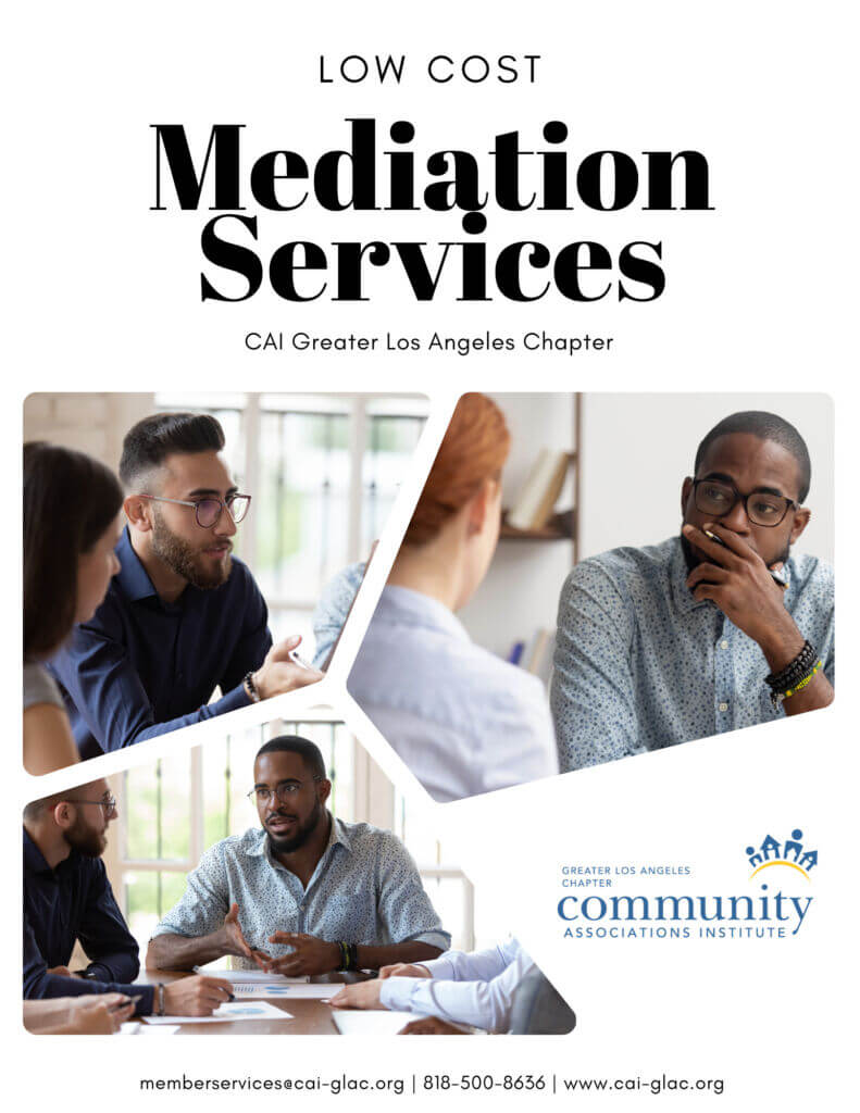 Mediation Services - Community Associations Institute - Greater Los ...