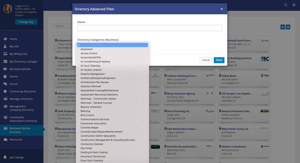 How to Search by Category in the Business Partner Directory - Community ...